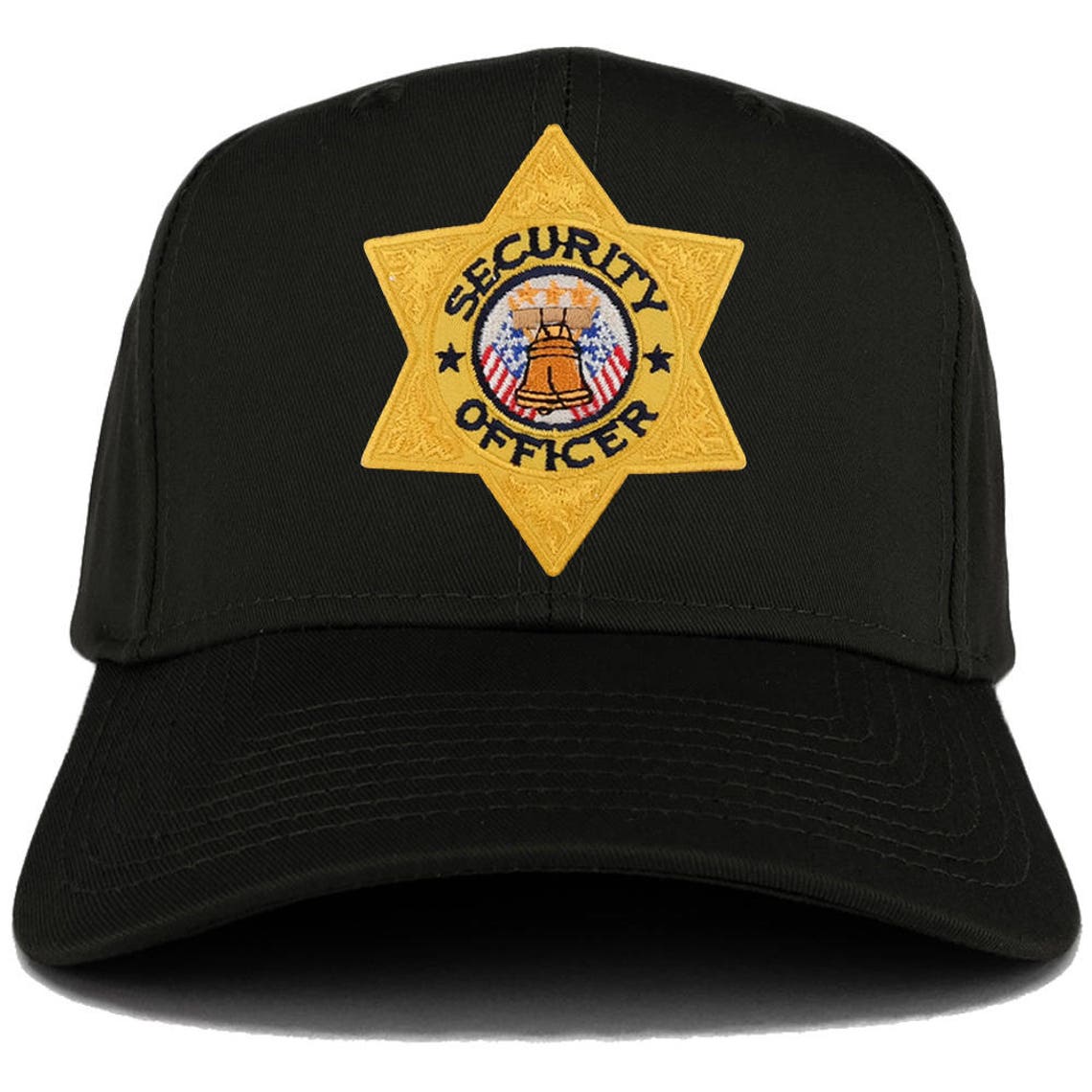 Security Officer Gold Star Badge Embroidered Iron on Patch | Etsy