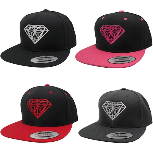 Flexfit Original Classic Snapback Cap With Diamond Embroidery | Etsy