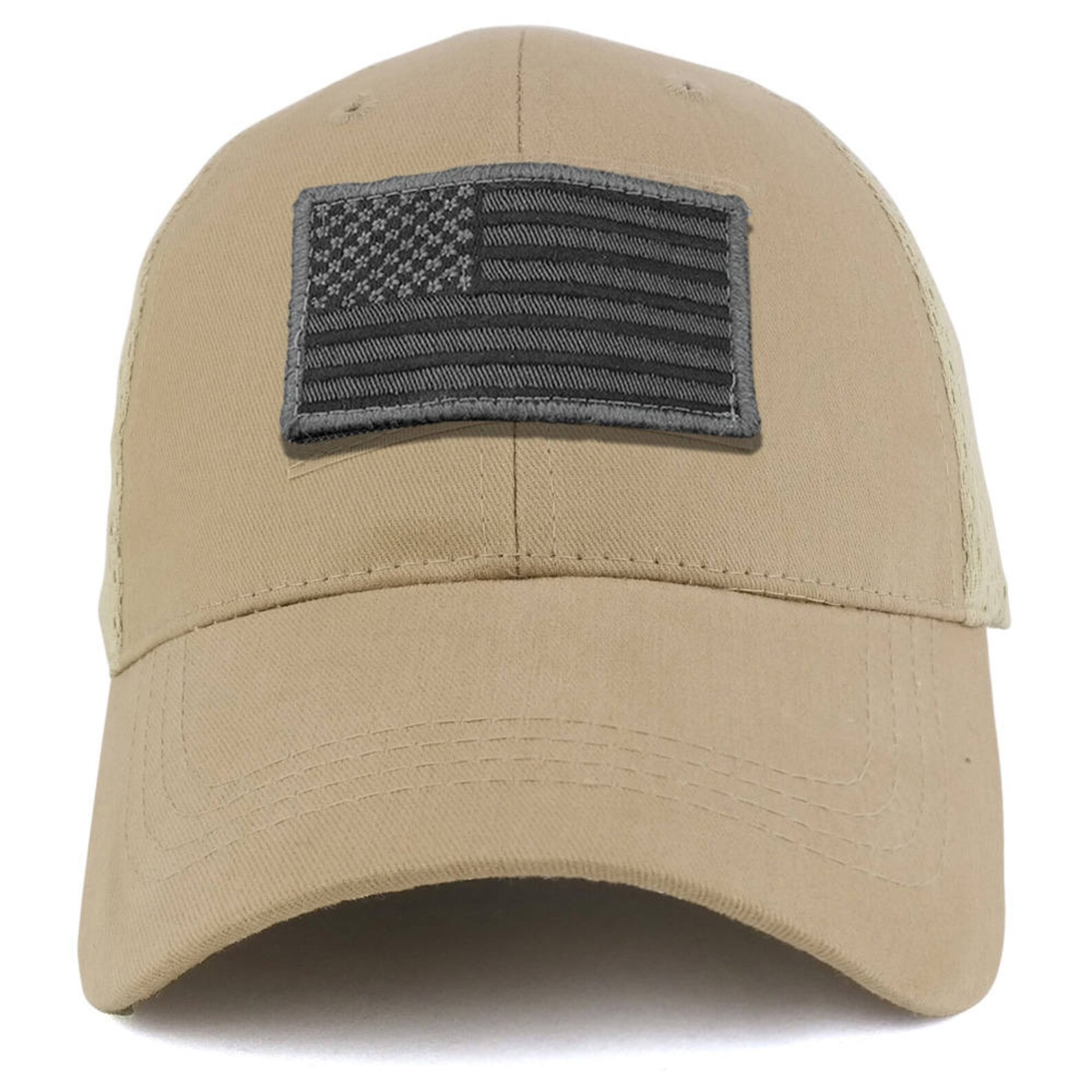 Usa Grey Flag Tactical Patch Cotton Adjustable Trucker Cap | Etsy