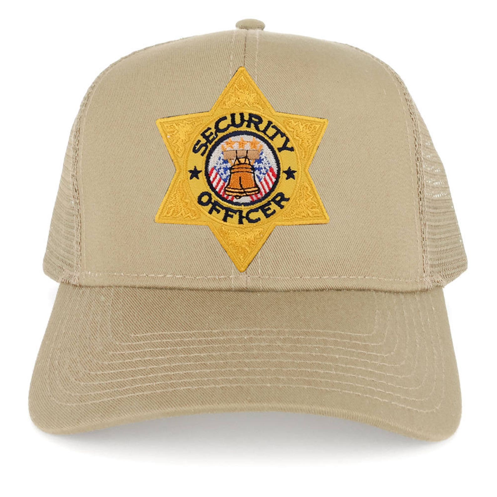 Security Officer Gold Star Badge Embroidered Iron on Patch - Etsy