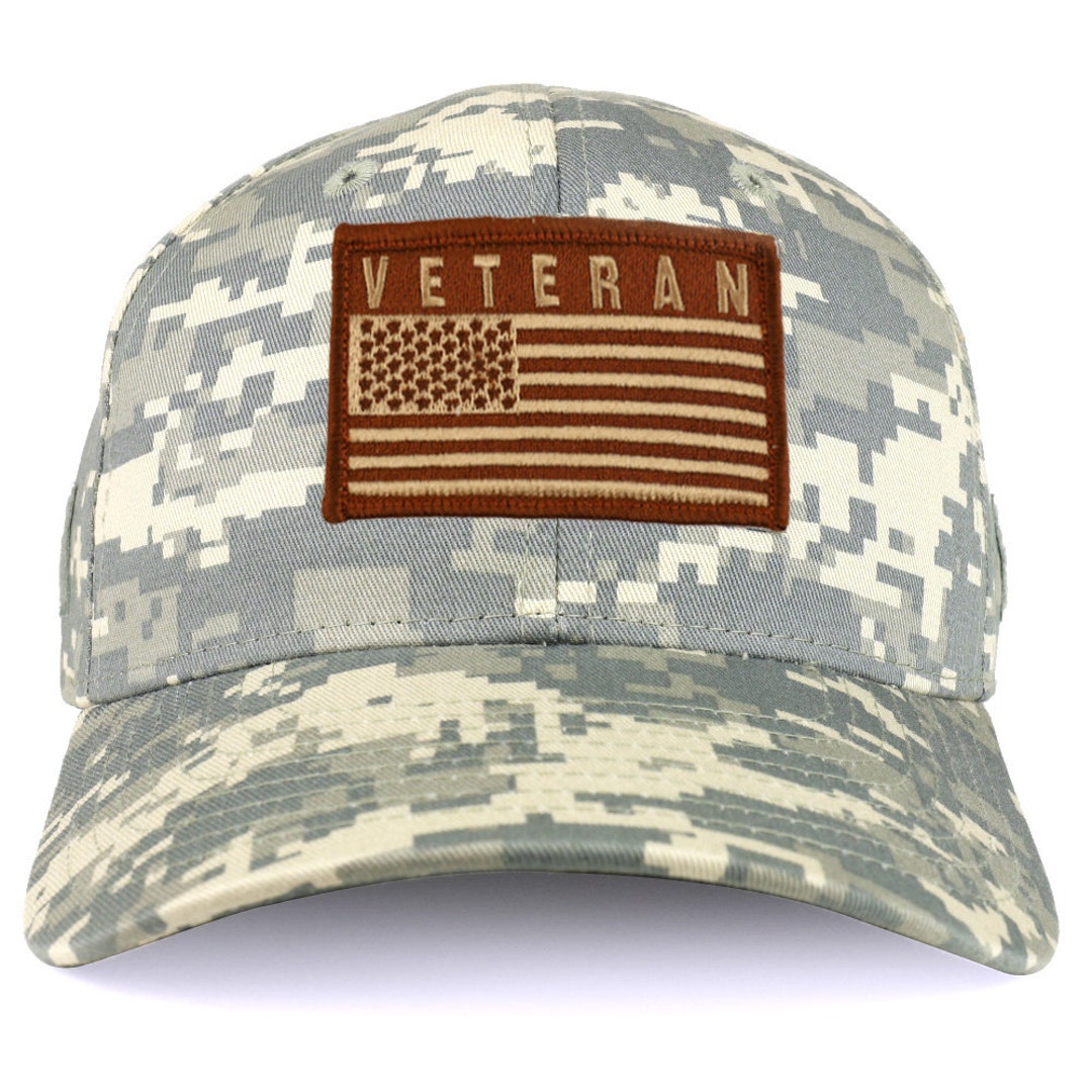 Veteran USA Coyote Flag Tactical Patch Structured Operator Baseball Cap ...