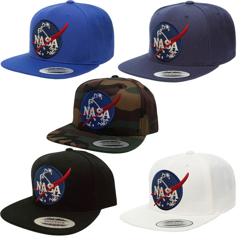 Flexfit Original Premium Classic Snapback With NASA Insignia | Etsy