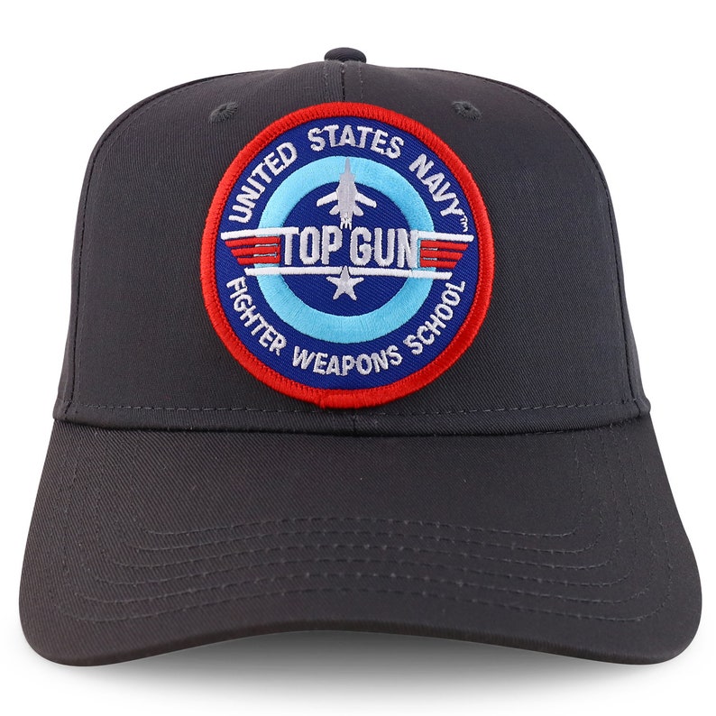US Navy TOP Gun Patch Structured Baseball Cap - Etsy