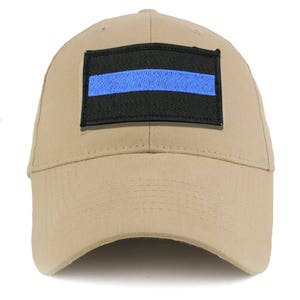 One Thin Blue Line Tactical Patch Cotton Adjustable Baseball Cap (EC-37789) - Etsy