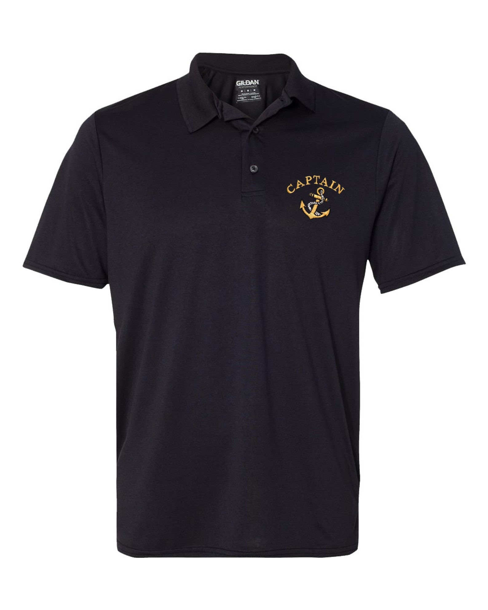 Men's Captain Anchor Ships Embroidered 100% Cotton Shirt - Multi Color ...