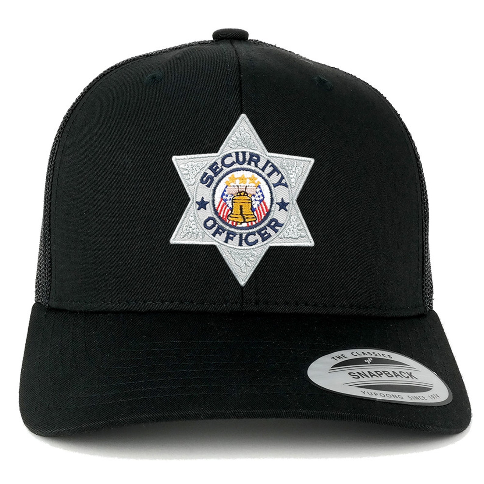 FLEXFIT Security Officer Silver Embroidered Iron on Patch - Etsy