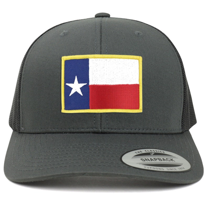 Oversize XXL Texas State Flag Patch Retro Trucker Mesh Cap - Etsy