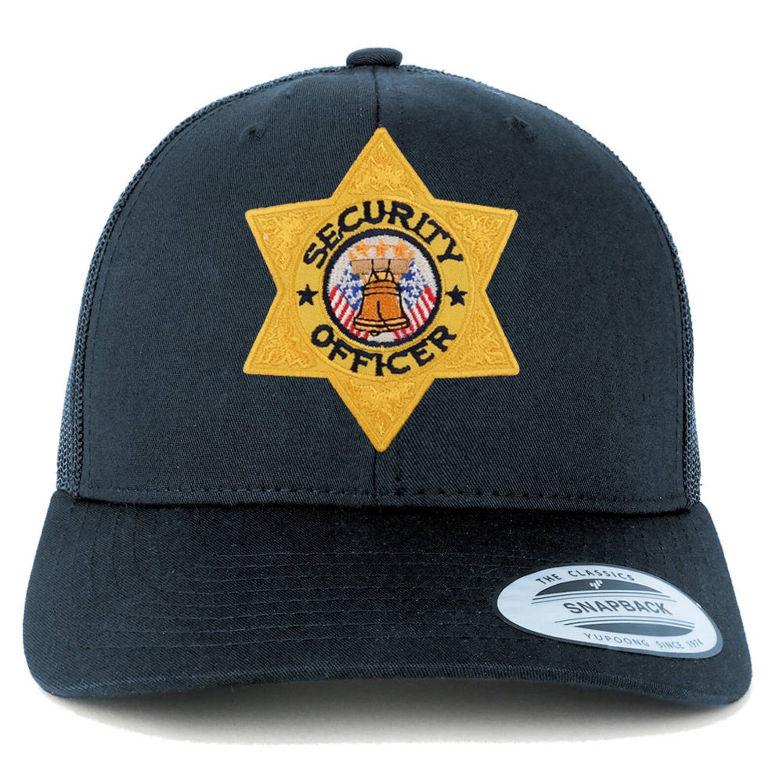 Security Officer Gold Star Badge Embroidered Iron on Patch - Etsy