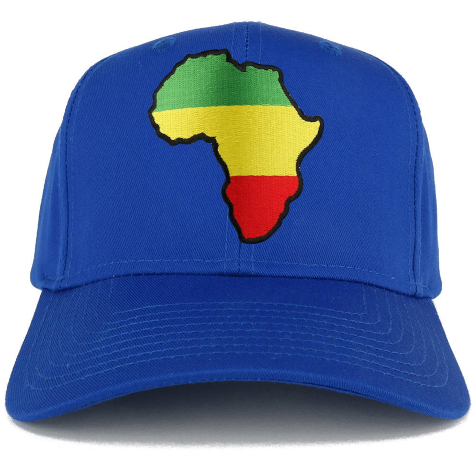 Green Yellow Red Africa Map Embroidered Iron on Patch | Etsy