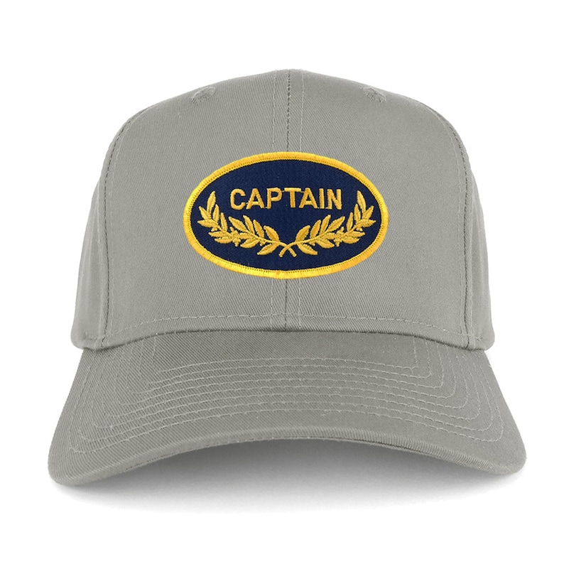 Captain Oval Shape Oak Leaf Military Embroidered Patch - Etsy