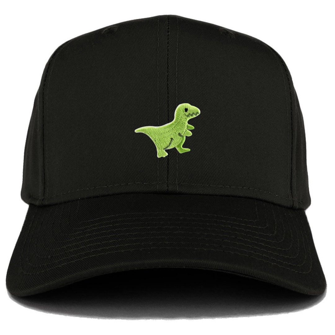 Tyrannosaurus Embroidered Patch 6 Panel Structured Baseball Cap(kp0036 ...