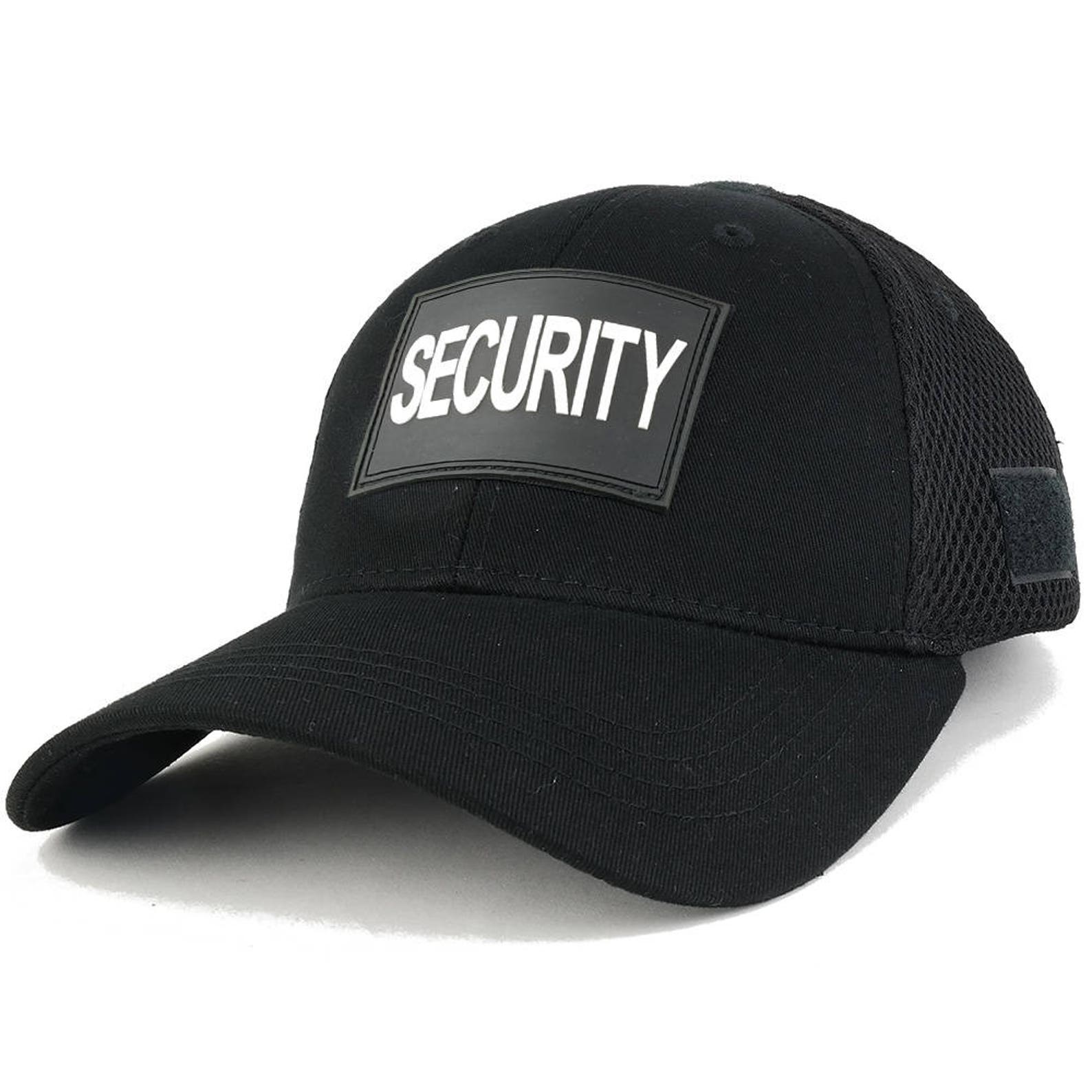 SECURITY Text 3D Rubber Tactical Patch Low Crown Adjustable - Etsy