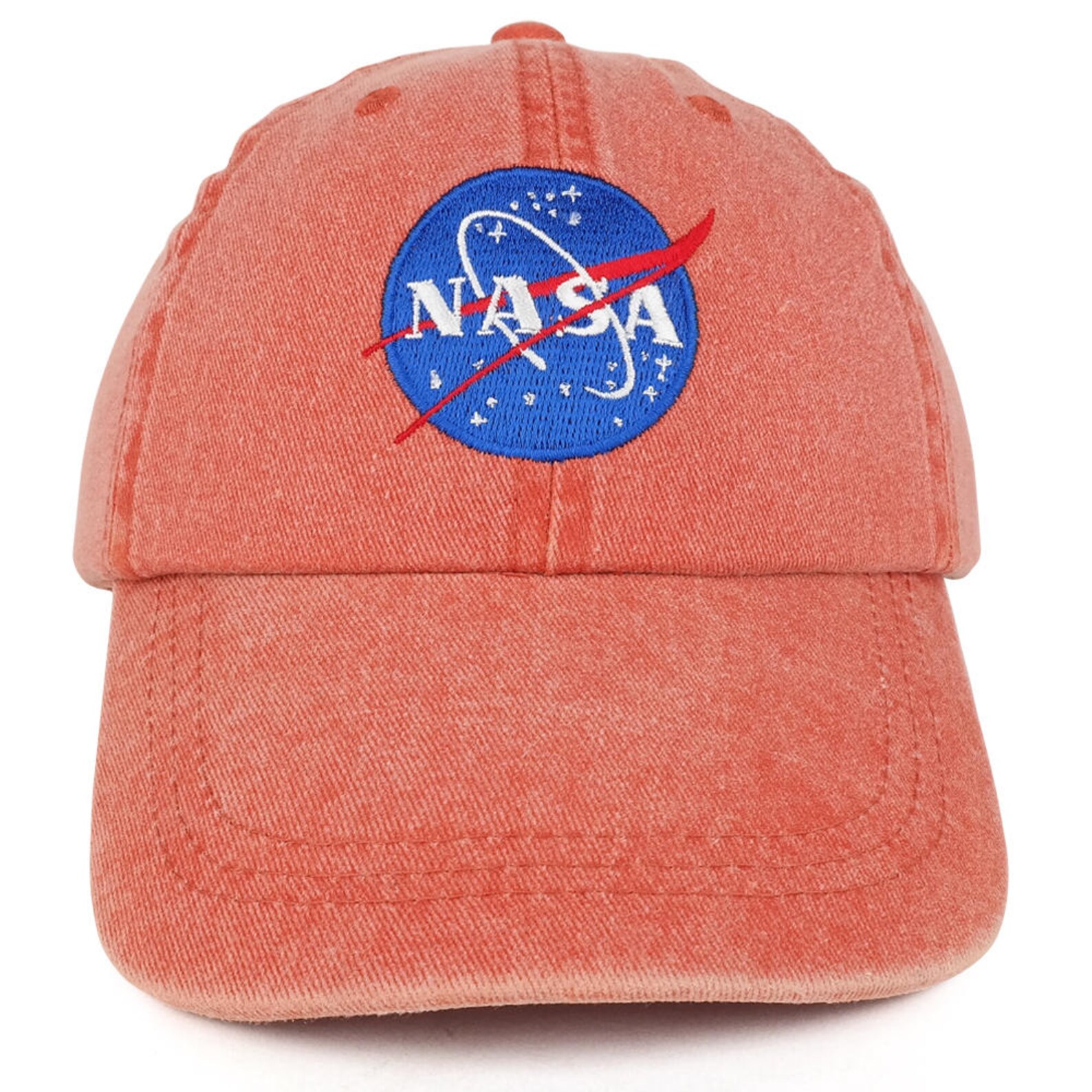 Youth NASA Insignia Embroidered Soft Washed Cotton Twill Cap | Etsy
