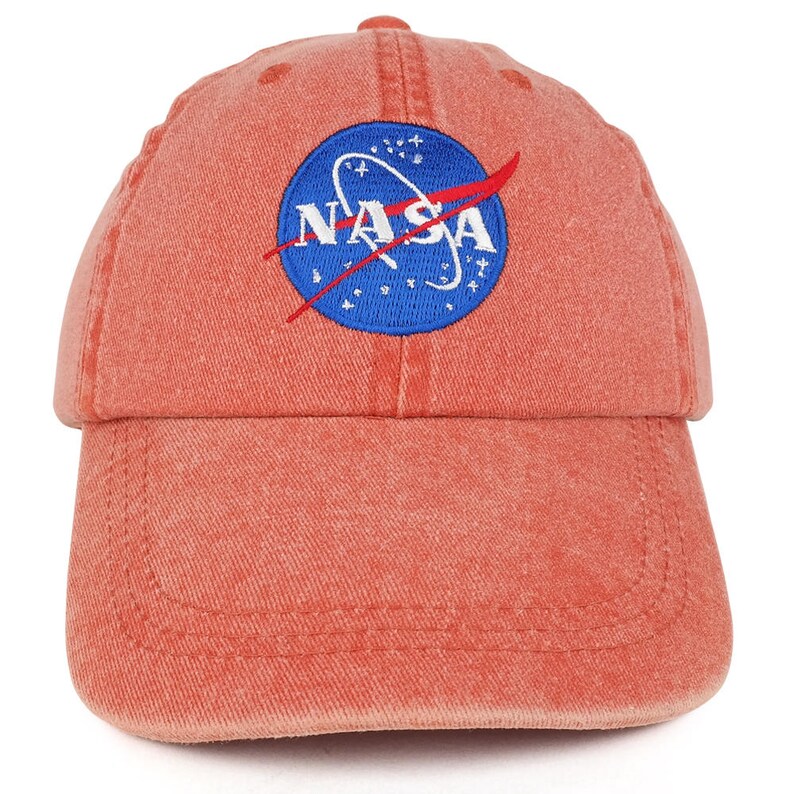 Youth NASA Insignia Embroidered Soft Washed Cotton Twill Cap - Etsy