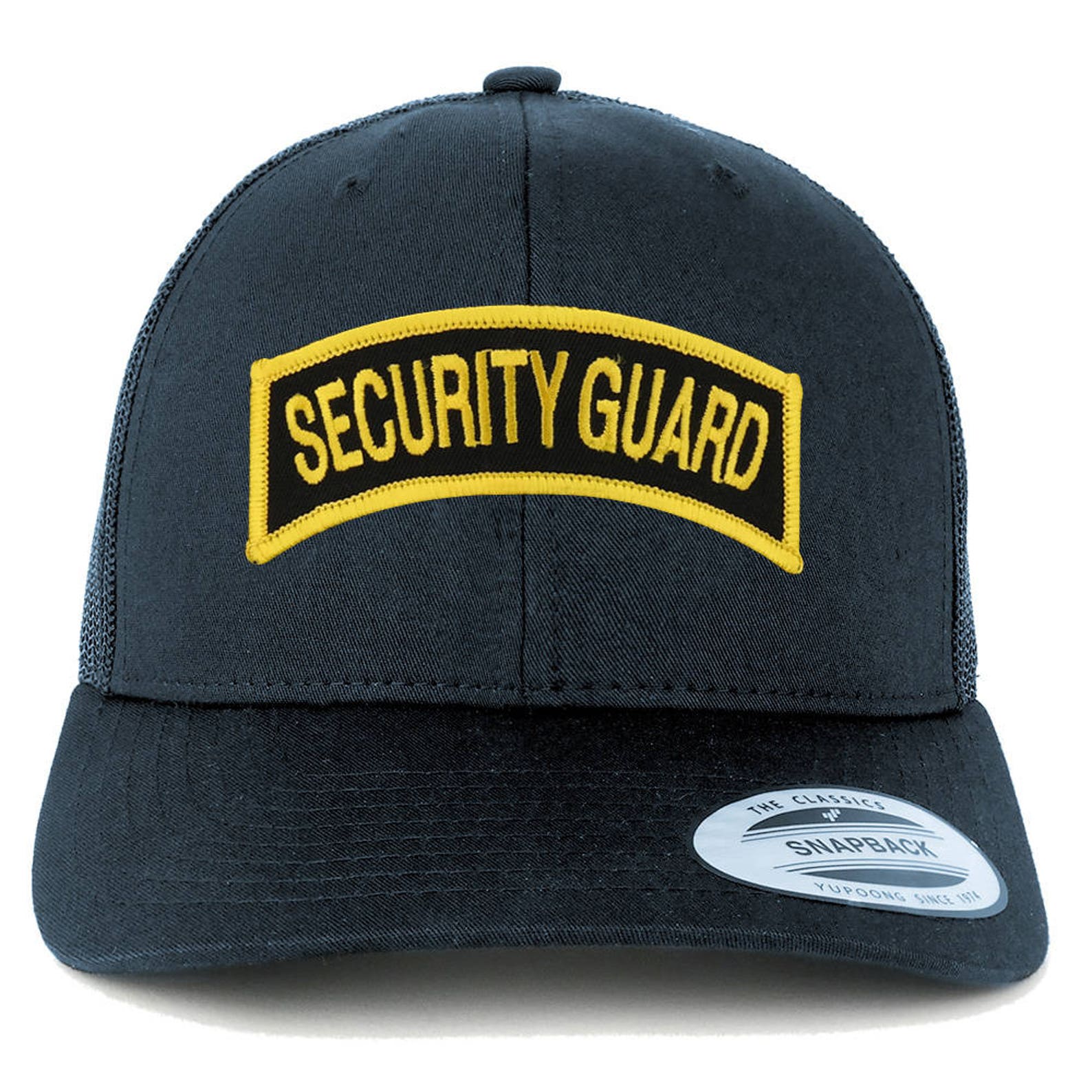 Security Guard Tab Embroidered Iron on Patch Mesh Back Trucker | Etsy