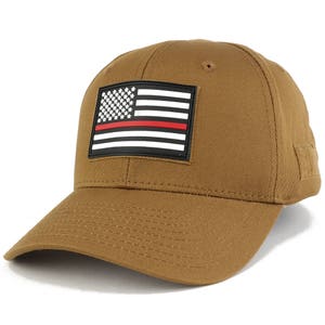 Thin Red Line USA Flag 3-D Rubber Tactical Patch Adjustable Structured ...