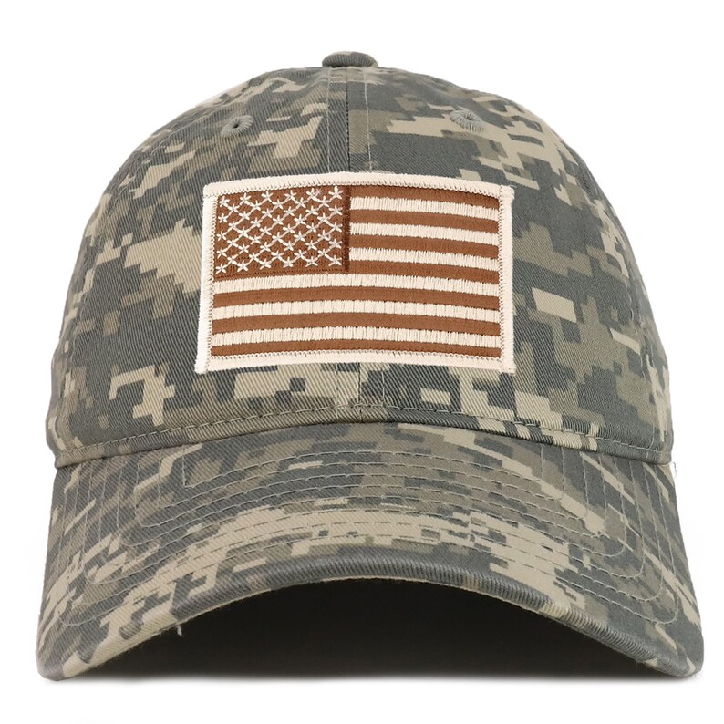 Desert American Flag Embroidered Patch Camo Soft Crown - Etsy