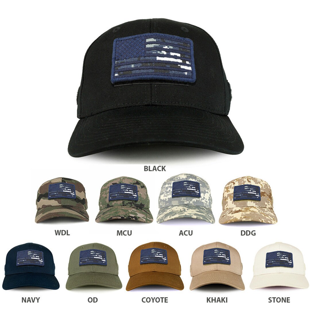 USA NTG Flag Tactical Patch Structured Baseball Cap (T75-NTG) - Etsy