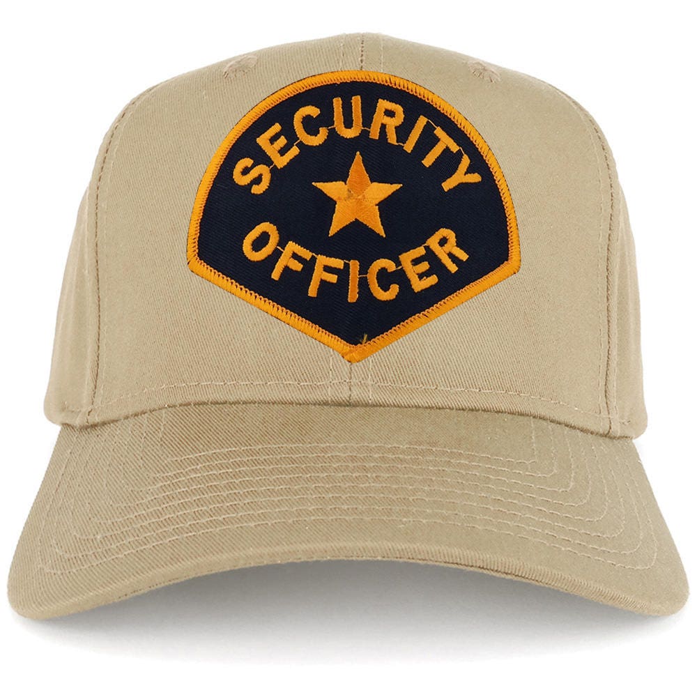 Security Officer Large Navy Gold Embroidered Iron on Patch | Etsy