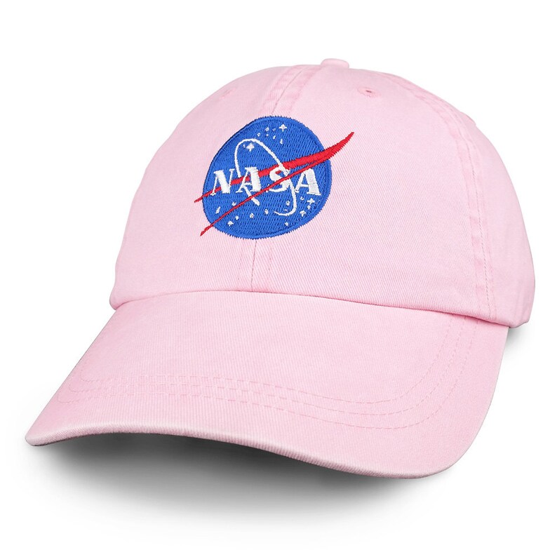 NASA Insignia Meatball Embroidered Washed Cotton Cap - 9 Colors - Etsy