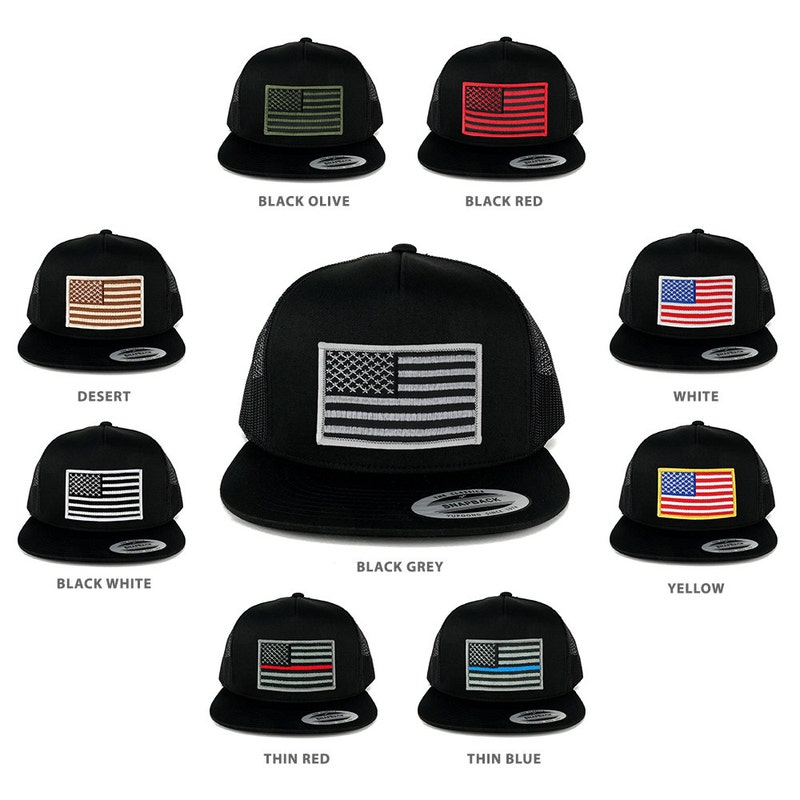 5 Panel Flag Trucker Hat - Etsy