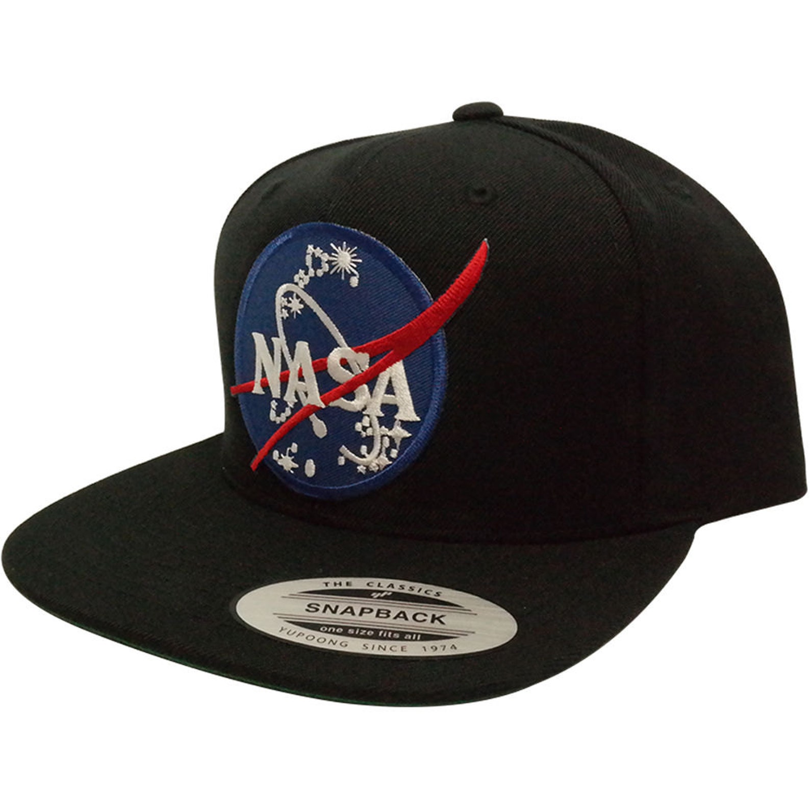 Flexfit Original Premium Classic Snapback With NASA Insignia | Etsy