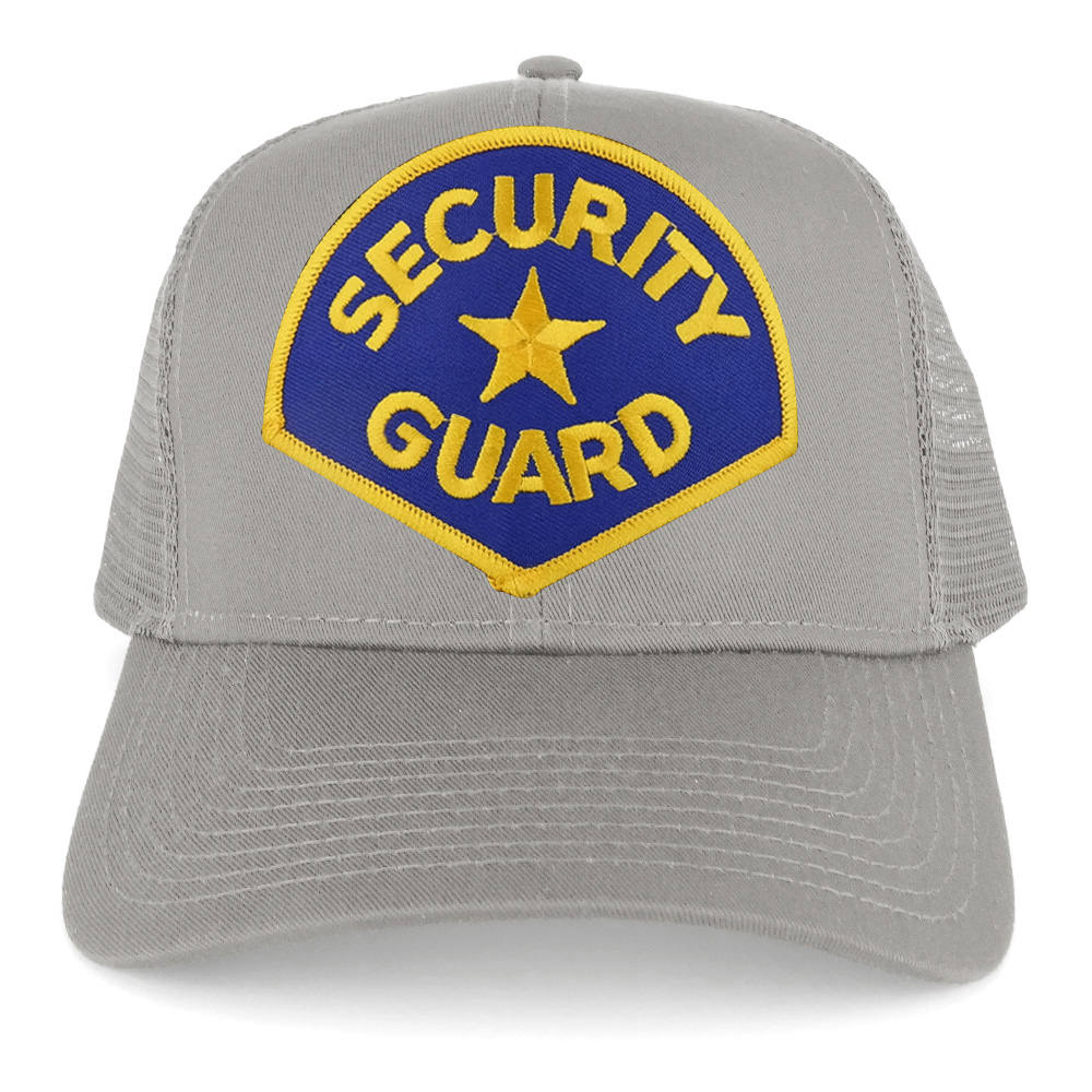 Security Guard Blue Gold Embroidered Iron on Patch Adjustable | Etsy