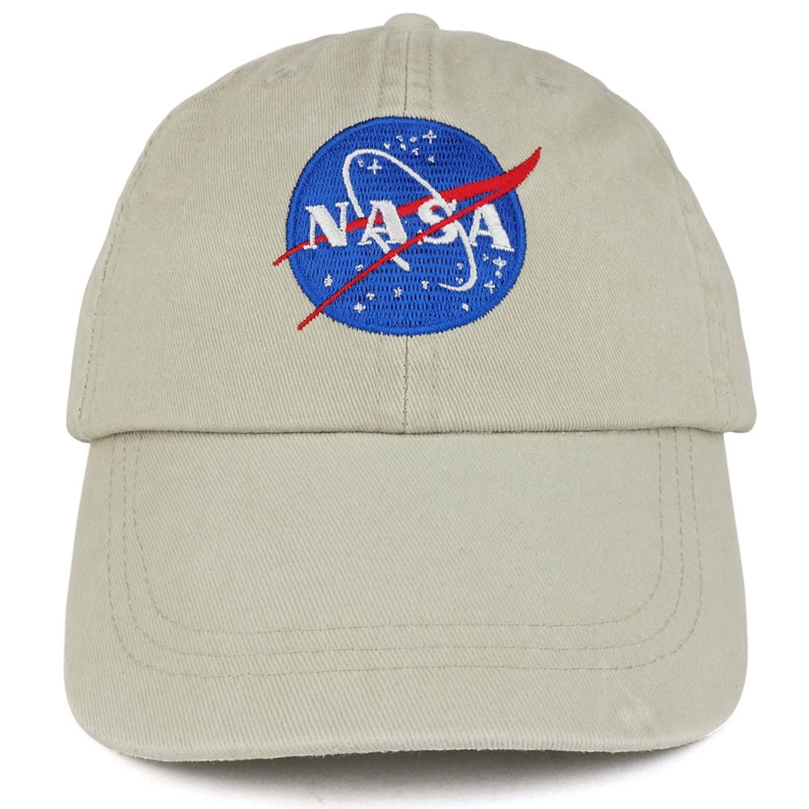 Youth NASA Insignia Embroidered Soft Washed Cotton Twill Cap | Etsy