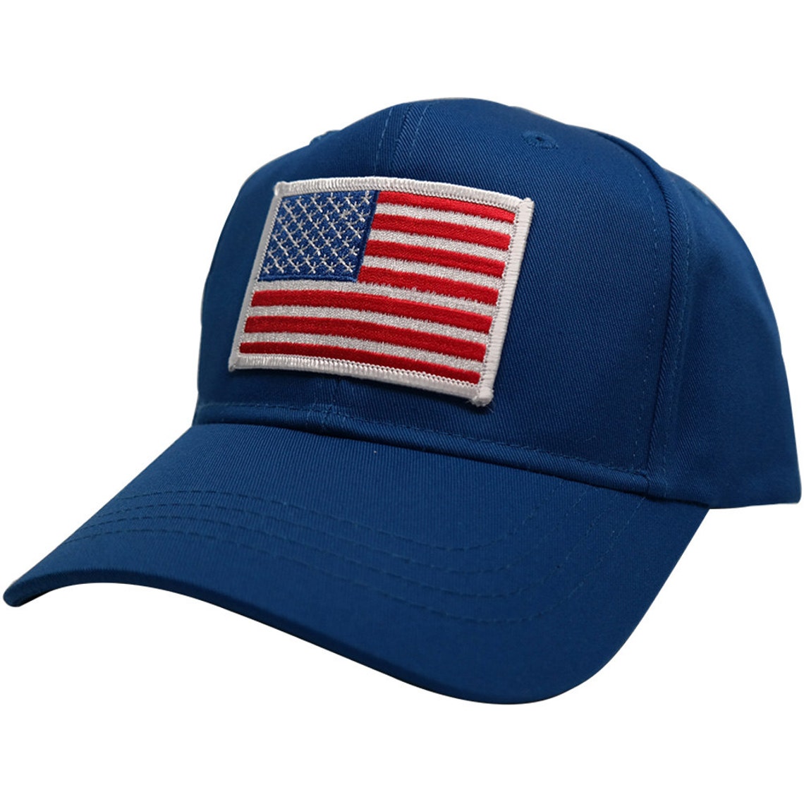Youth USA American Flag Embroidered Patch Baseball Cap 4 - Etsy