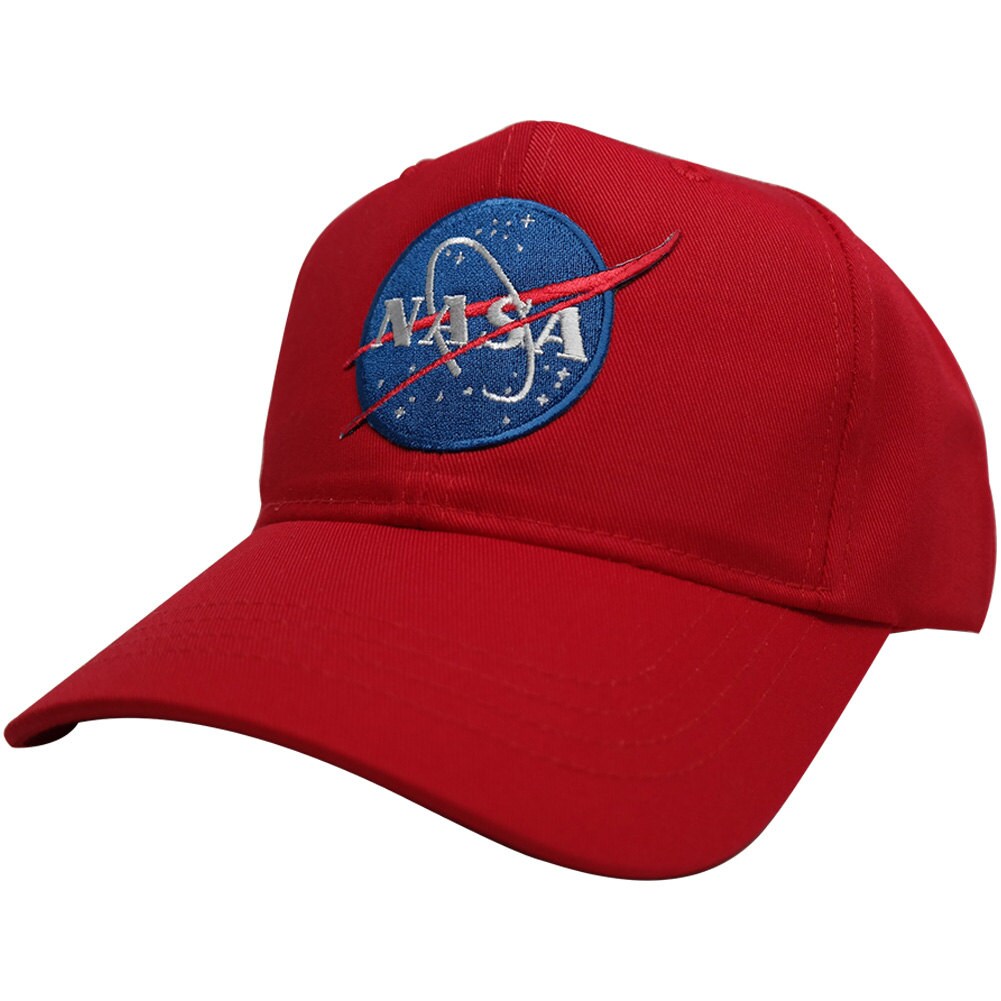 Youth NASA Insignia Embroidered Patch Cotton Pro Style Cap - Etsy