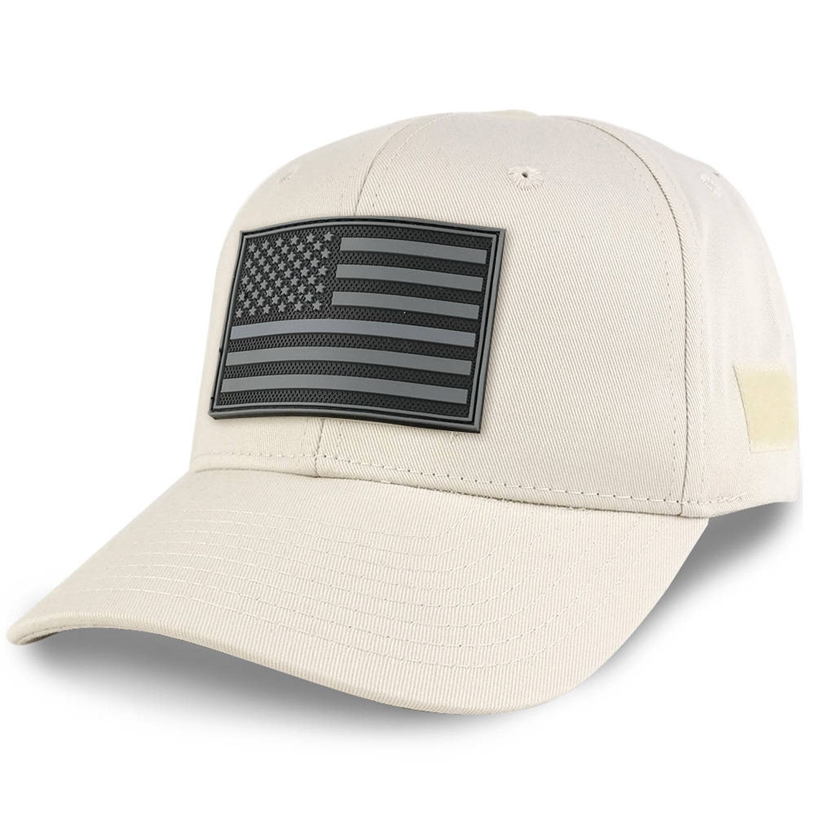 USA Patriotic Black 2 American Flag Rubber Tactical Patch - Etsy