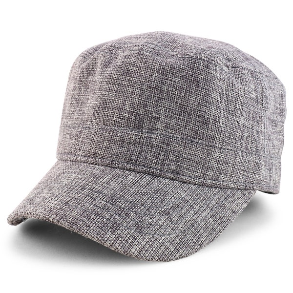 Linen Flat Cap - Etsy