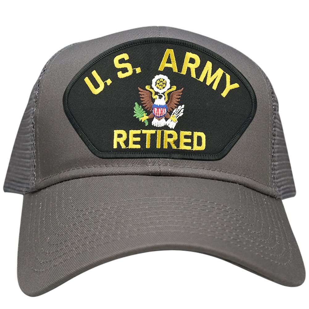 US ARMY Retired Large Embroidered Iron on Patch Adjustable | Etsy