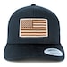 American Flag Patch Snapback Trucker Mesh Cap - Navy (6606-NVY) - Etsy