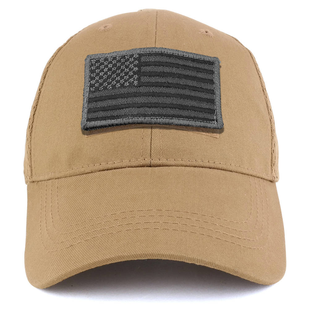 Usa Grey Flag Tactical Patch Cotton Adjustable Trucker Cap | Etsy