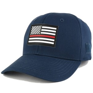 Thin Red Line USA Flag 3-D Rubber Tactical Patch Adjustable Structured ...