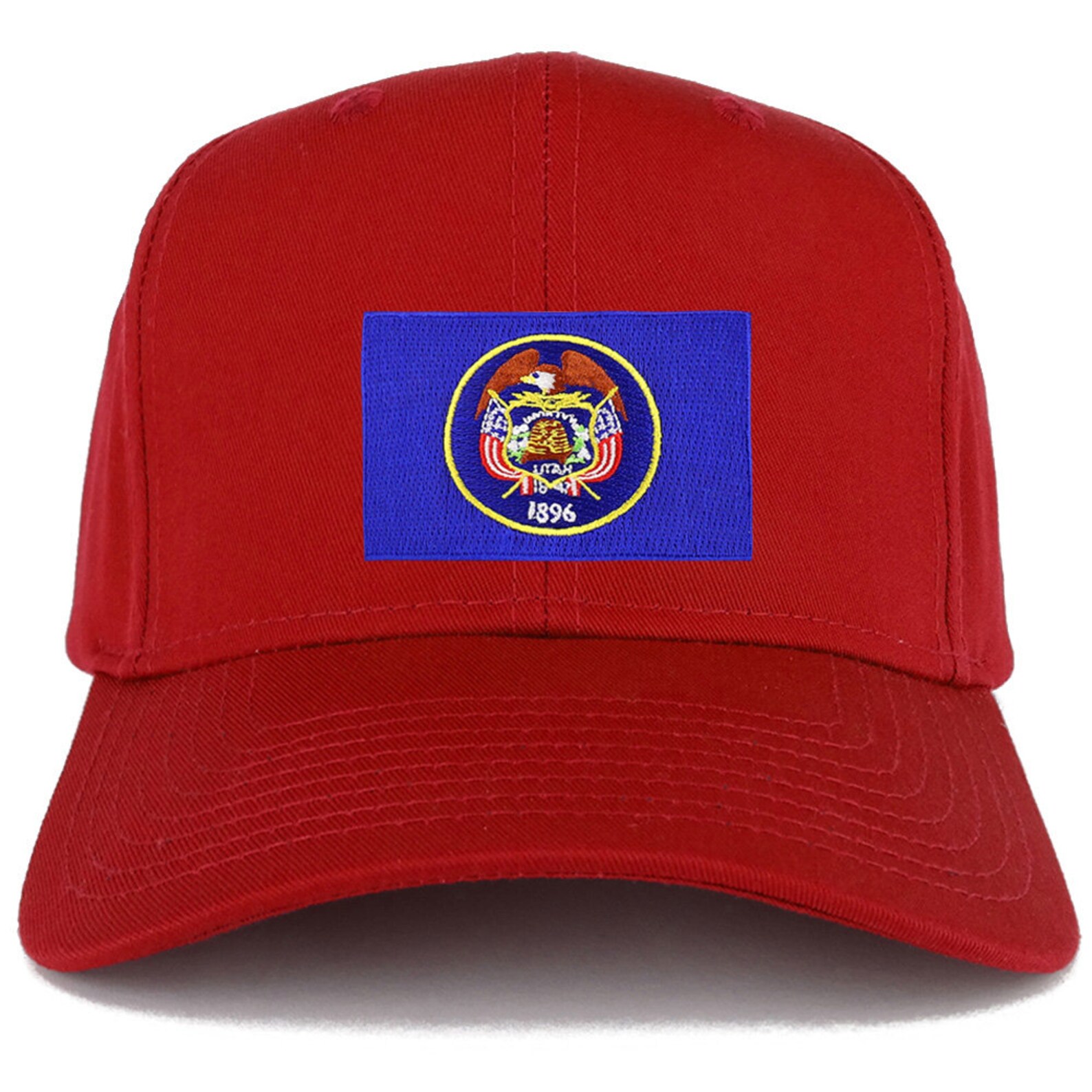 New Utah State Flag Embroidered Patch Adjustable Baseball Cap | Etsy