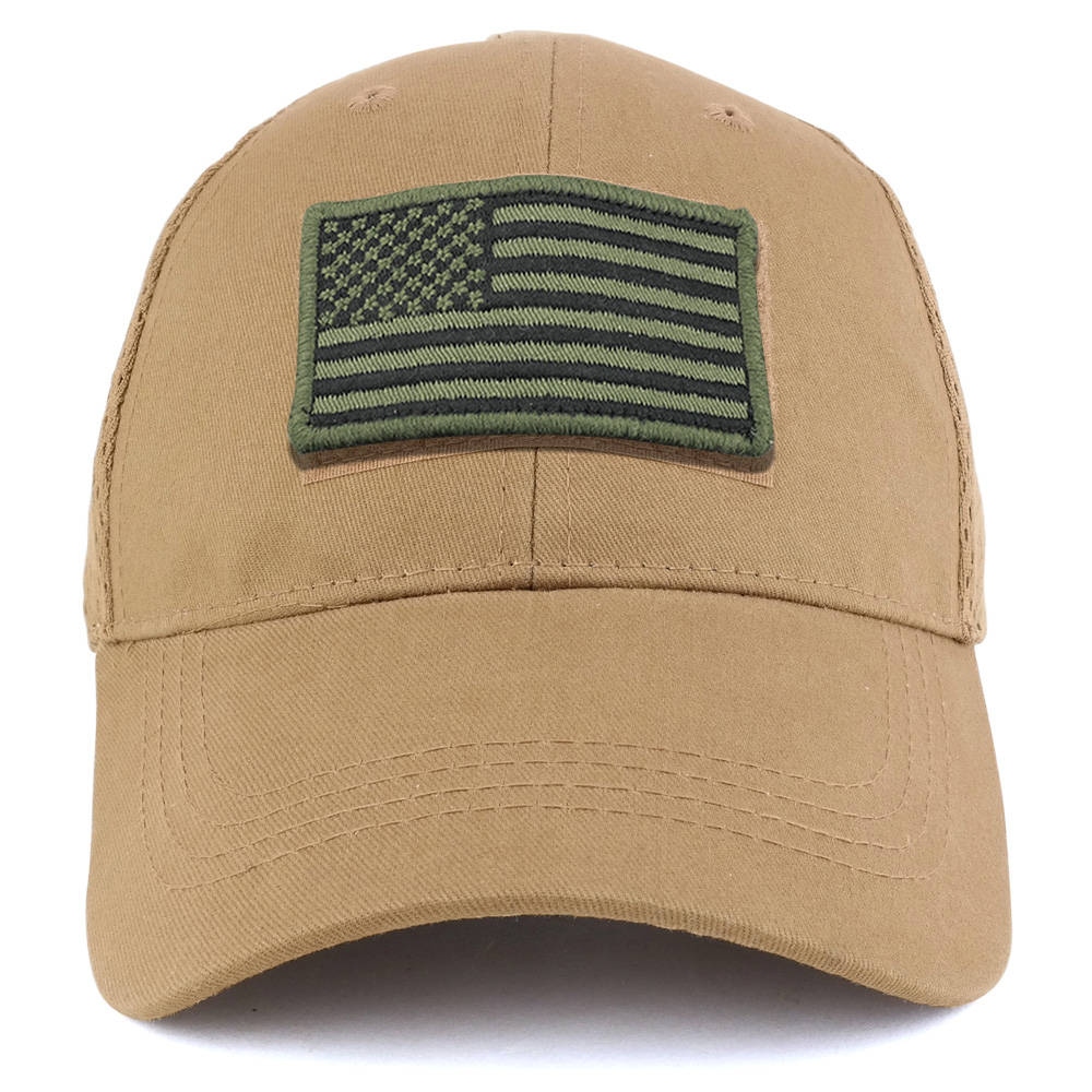 Usa Olive Flag Tactical Patch Cotton Adjustable Trucker Cap | Etsy