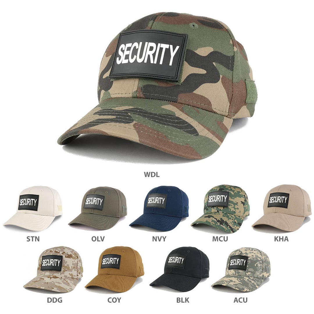 SECURITY 3-D Rubber Tactical Patch With Adjustable Structured Operator ...