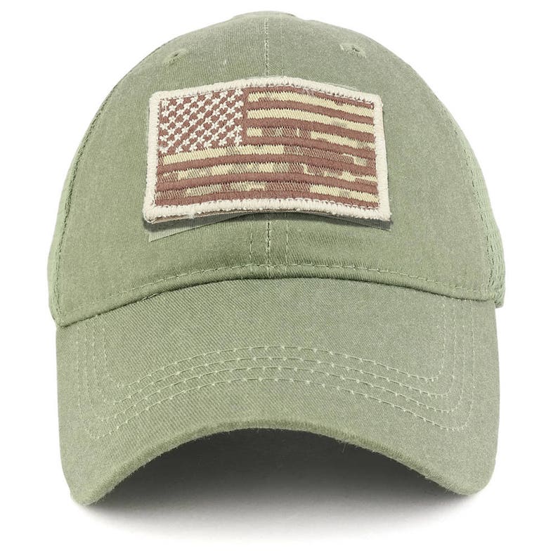 Usa Desert Digital Flag Tactical Patch Cotton Adjustable Trucker Cap ...