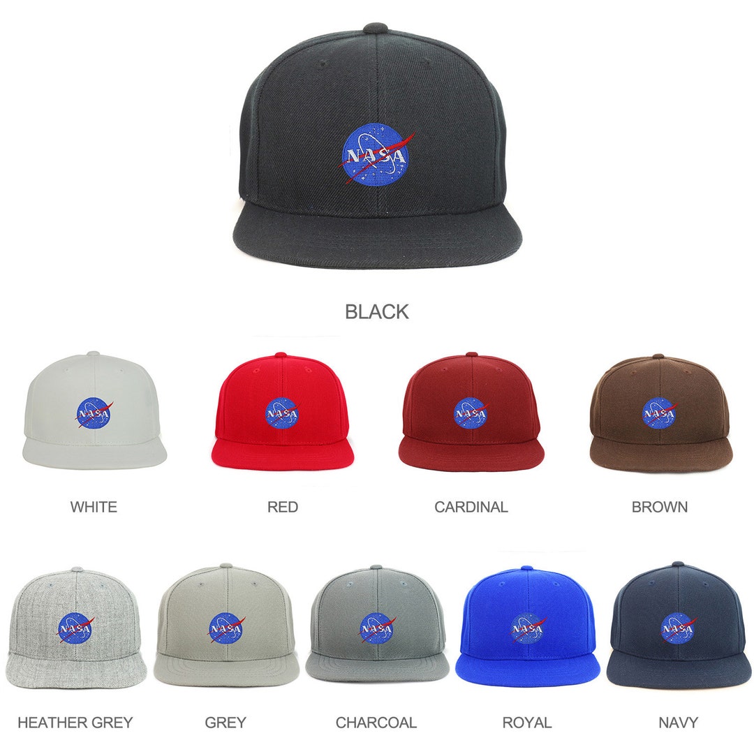 Youth Kid Size Small NASA Insignia Patch Flat Bill Snapback Baseball ...