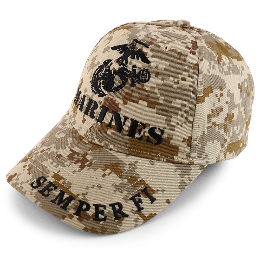 Officially Licensed US Marine Corps Veteran Embroidered Cotton Baseball ...