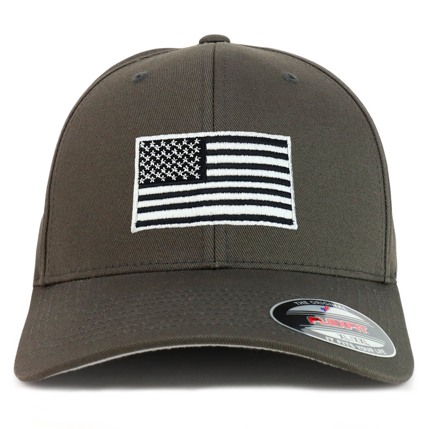 USA American Flag Embroidered Flexfit Cap Fits up to 4XL - Etsy