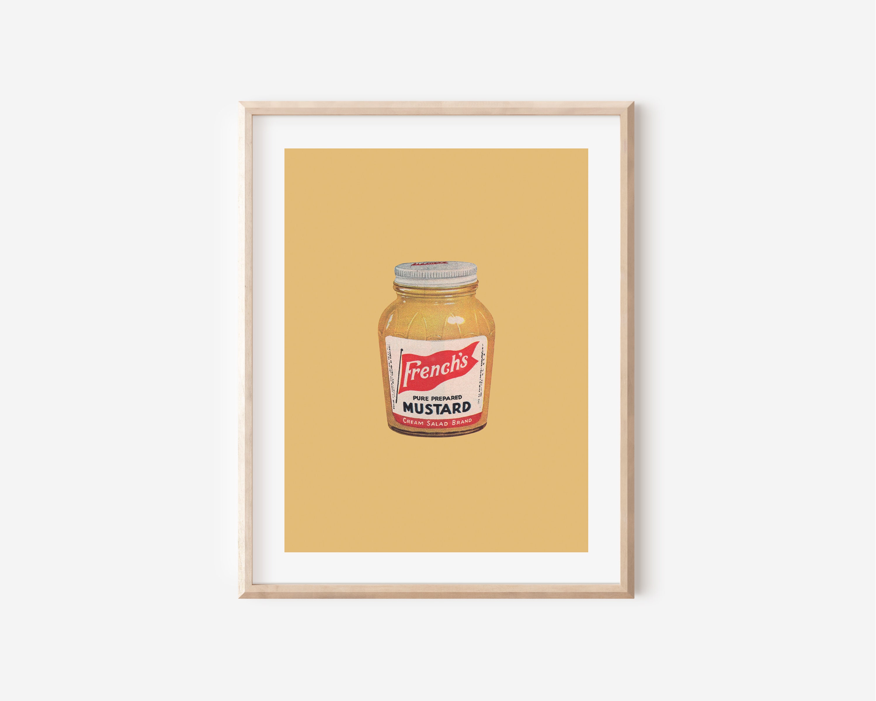 Ketchup and Mustard Poster Set, Printable Art, Vintage Food, Retro ...