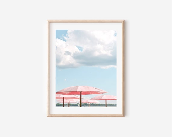Sugar Beach Pink Umbrellas Toronto Photography Beach | Etsy
