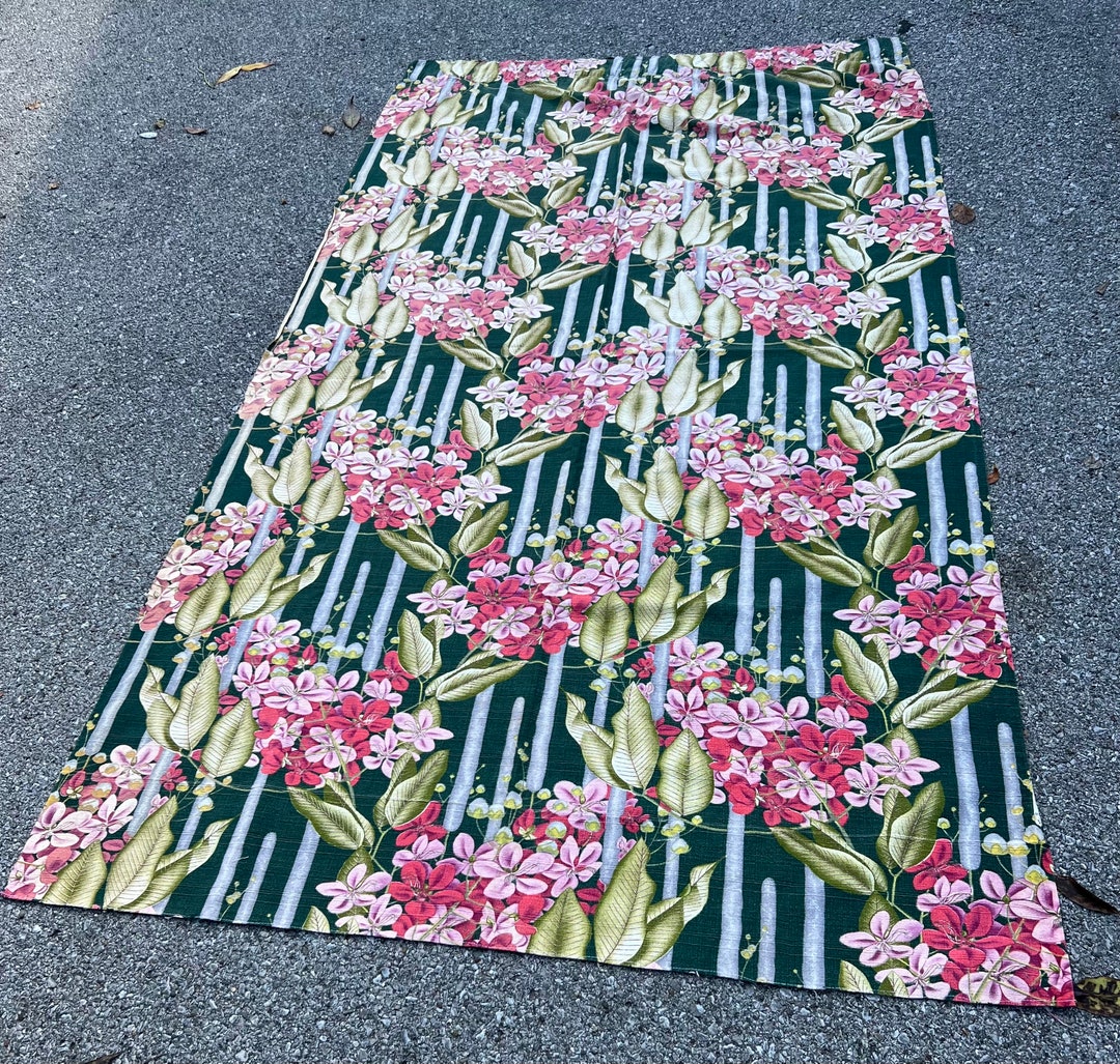 Bark Cloth Curtain Panels - Etsy