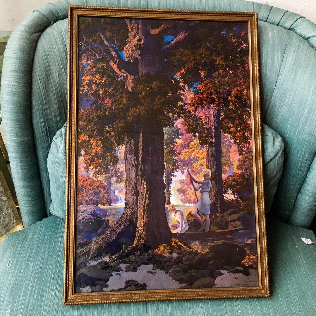 Golden Hours by Maxfield Parish - Etsy