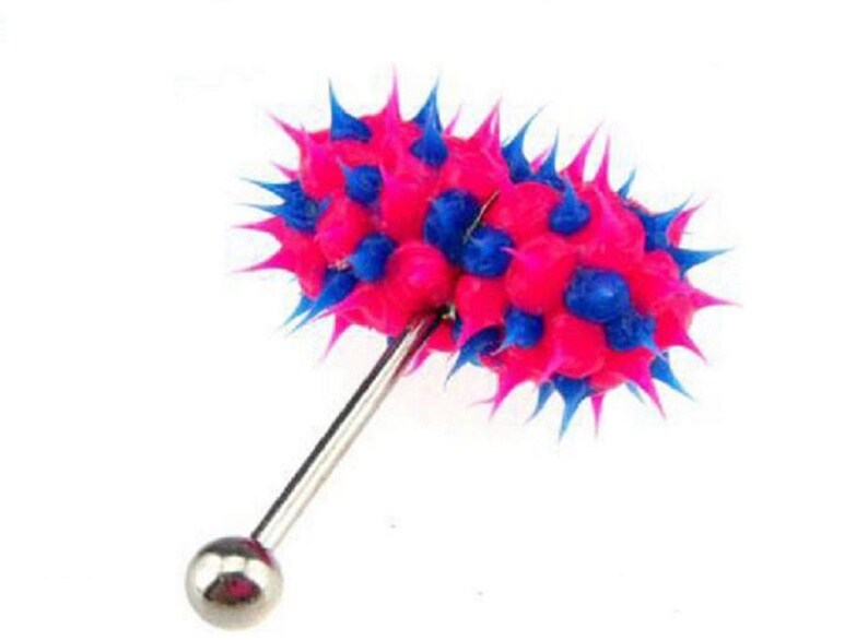 Vibrating Tongue Barbell Rings With 2 Batteries Body Jewelry - Etsy