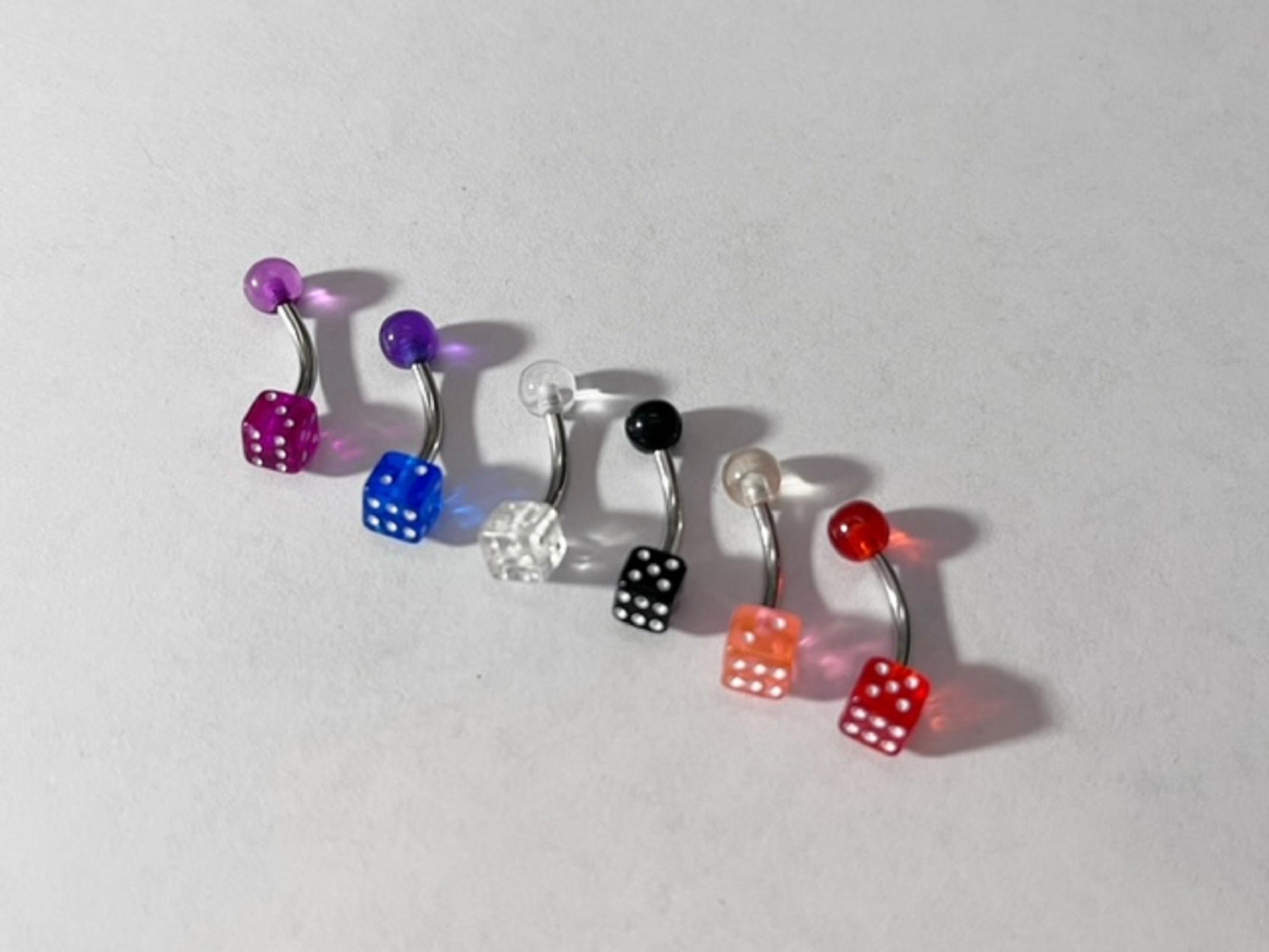 Dice Belly Rings 316L Surgical Steel Body Jewelry Etsy