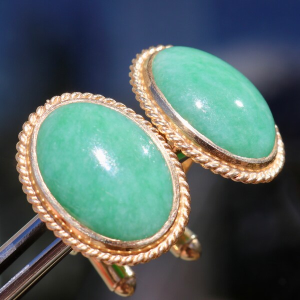 Jade Cufflinks - Etsy